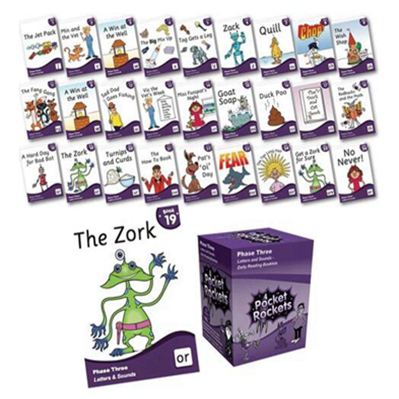 Pocket Rockets Phase 3 Decodable Text - BlueFountain