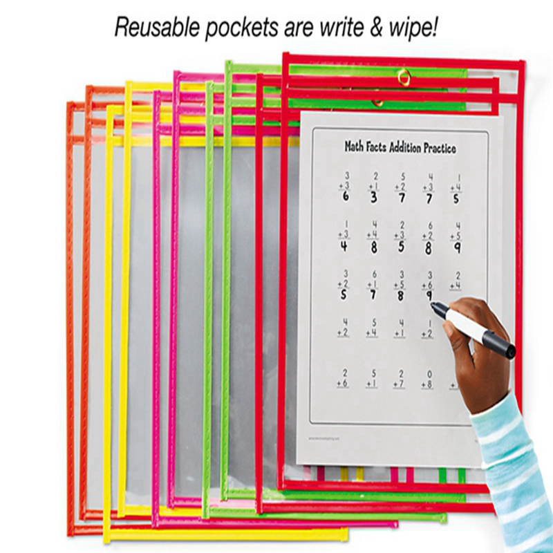 REUSABLE WRITE & WIPE POCKET - BlueFountain